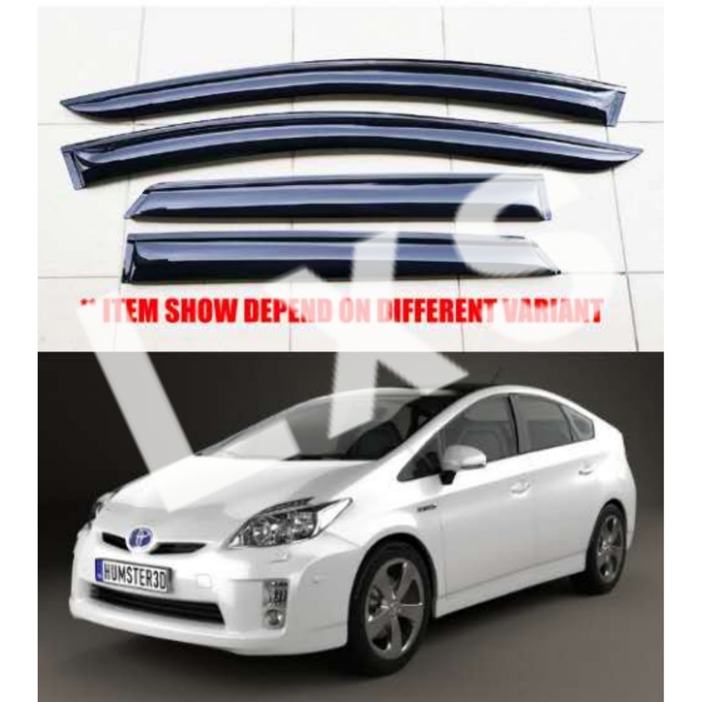 TOYOTA PRIUS (ZVW 30) 09Y-12Y ( SMALL 3" ) DOOR VISOR | Shopee Malaysia