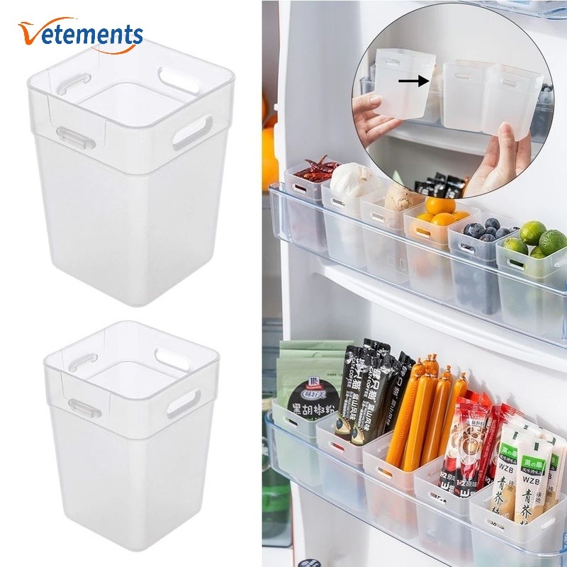 Refrigerator Food Fruit Sorting Storage Box/ Kitchen Freezer Side Door ...