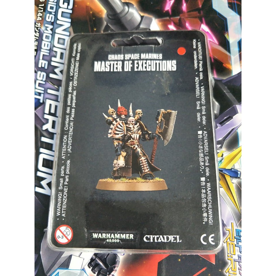 Warhammer 40K Chaos Space Marine Master Of Executions | Shopee Malaysia