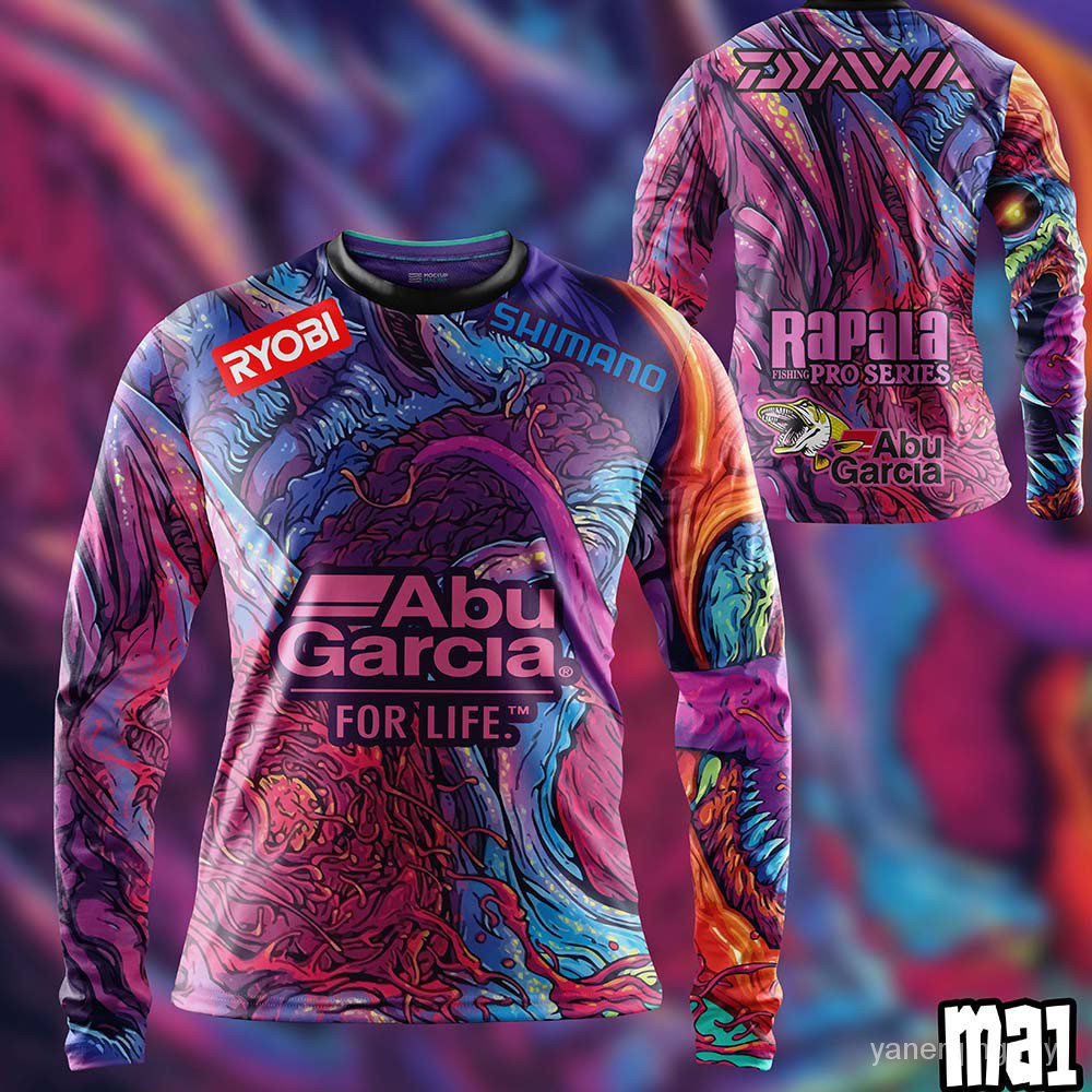 Abu Garcia Edition Fishing Jersey OutFit Sublimation | Shimano Rapala ...