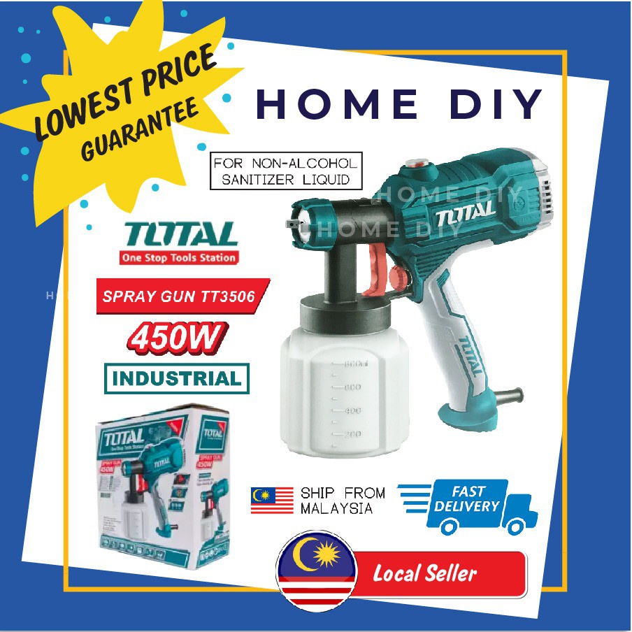 20V Total Spray Gun TSGLI2001 / TT3506 Electric Paint Sprayer Gun ...