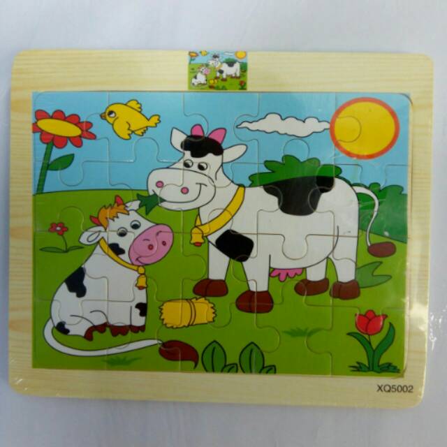 KAYU Simple Educational Wooden Puzzle Toy Simple Puzzle Pieces | Shopee ...