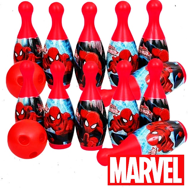 Spiderman Frozen Hello Kitty Bowling Set with 10-Pin & 2Ball Toy for ...