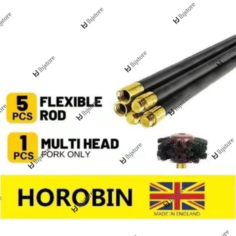 HOLOBIN MANUAL DRAIN CLEANING POLYPROPYLENE DRAIN ROD AND TOOLS SEWAGE ...