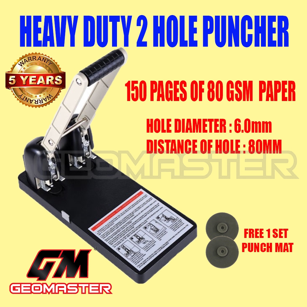 Heavy Duty Puncher GM 0150 Two Holes Heavy Duty Punch 150pcs Thickened ...