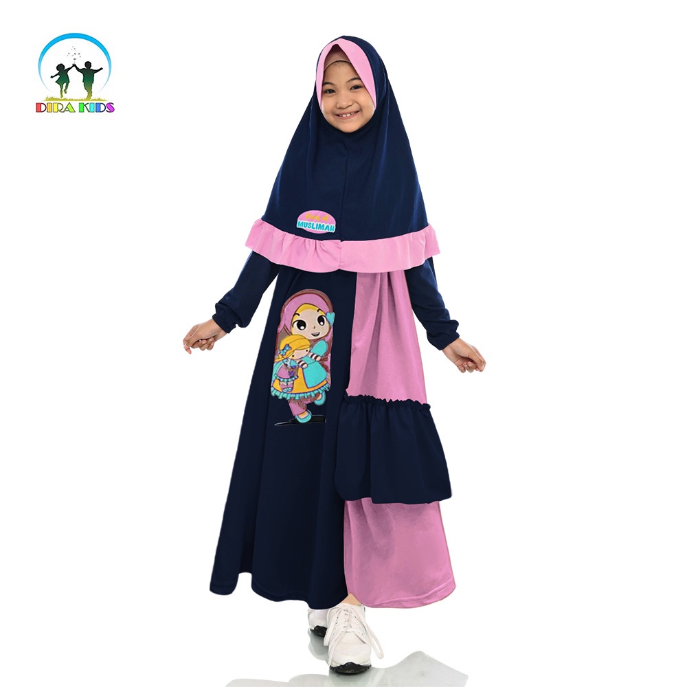 Dirakids Gamis Muslim Children Gamis Latest Gamis For Girls Set Hijab ...