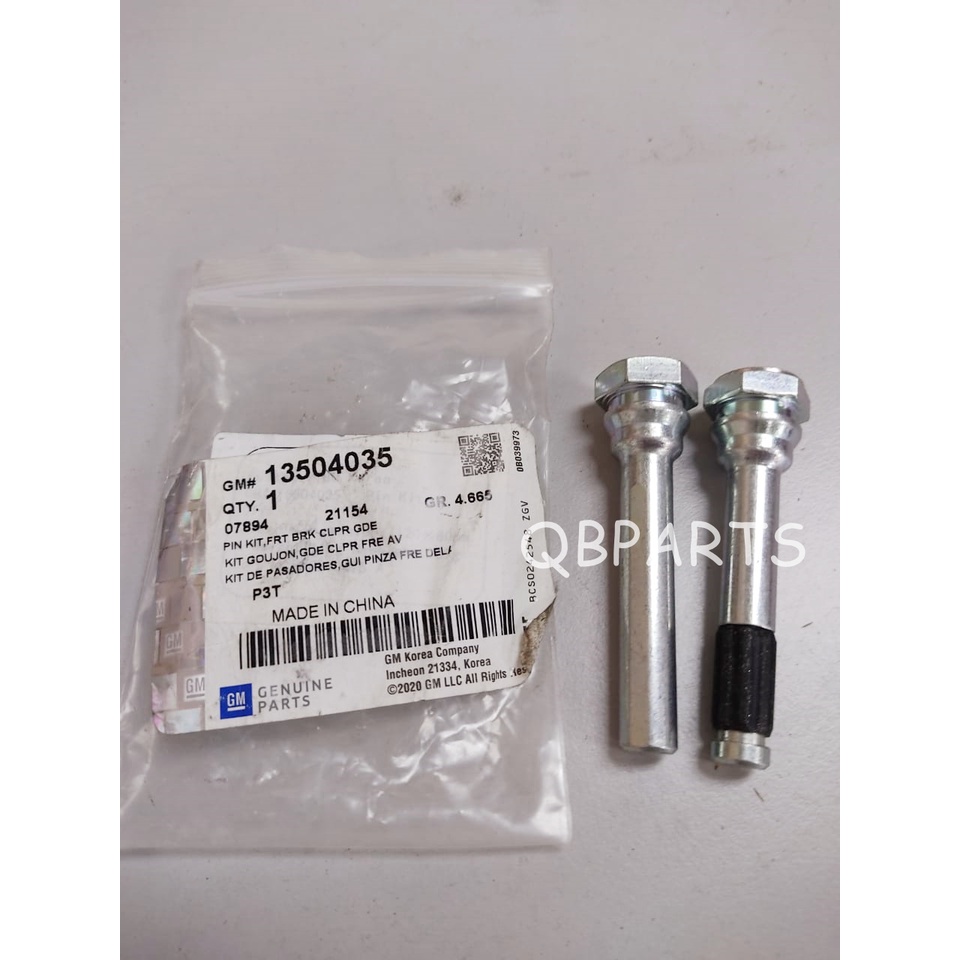 CHEVROLET CRUZE / ORLANDO (GENUINE) FRONT DISC BRAKE CALIPER PIN / BOLT ...