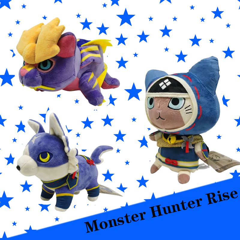 Game Monster Hunter Rise Stuffed Toys Magaimagado Animal Soft Plush ...
