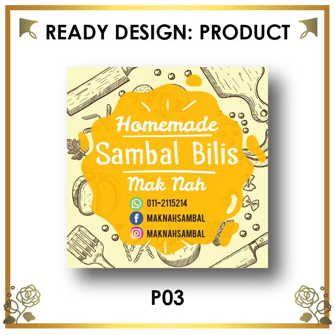 Goodies Wedding Birthday Packaging Party Sticker Product Produk Label # ...