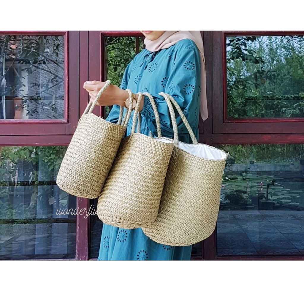 Woven Bag Parcel Hampers Eid Al-Diri Pandan Mendong Natural Traditional ...