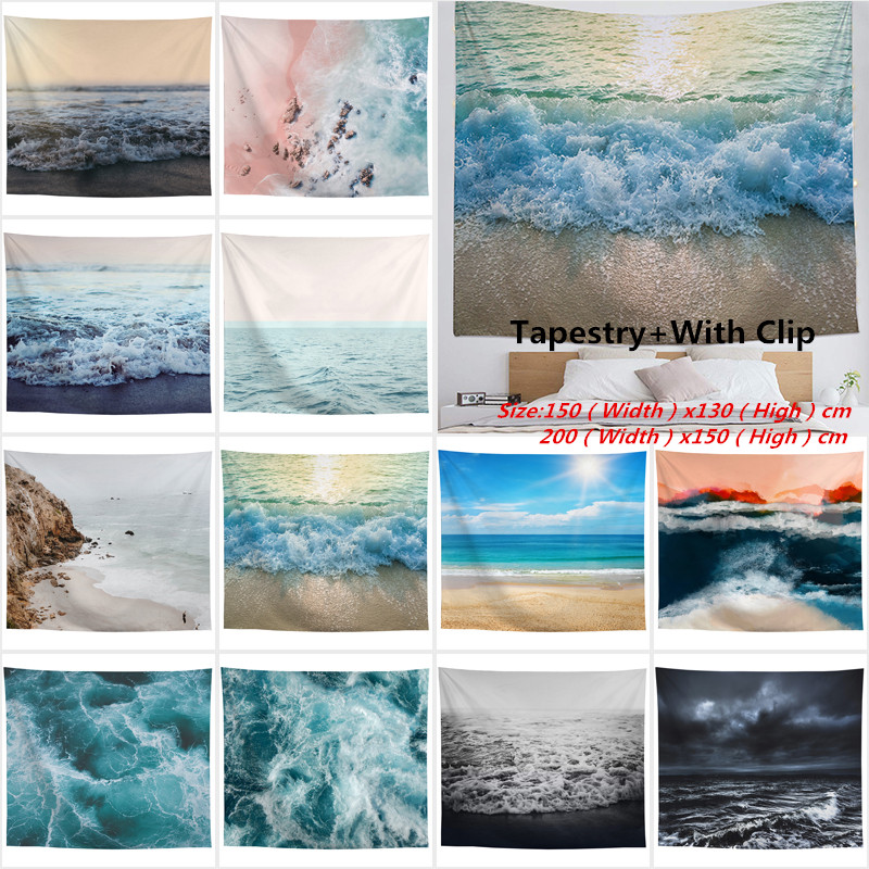 Ready Stock Sunrise Sunset Seascape Ocean Waves Landscape Print ...