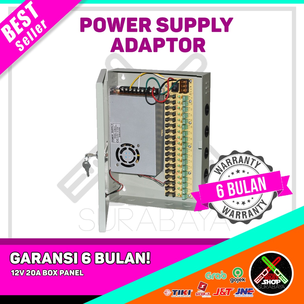 Power Supply 12V 20A Box PSU 12V 20A Box Panel | Shopee Malaysia
