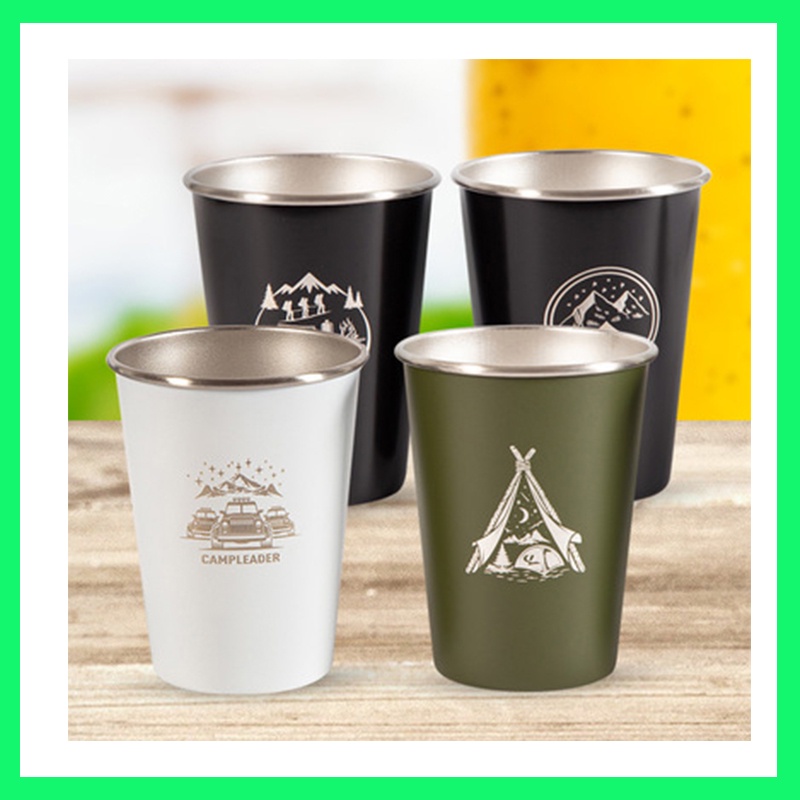 [CLS] Outdoor Stainless Steel Cup Mug Pots Camping Tableware Picnic ...