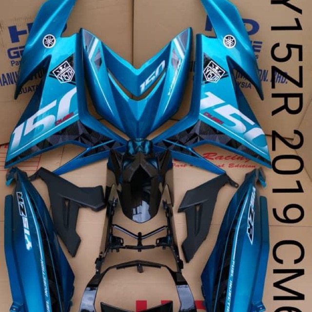 Coverset Cover Set YAMAHA Y15 V1 design V2 sticker tanam HLD body set ...