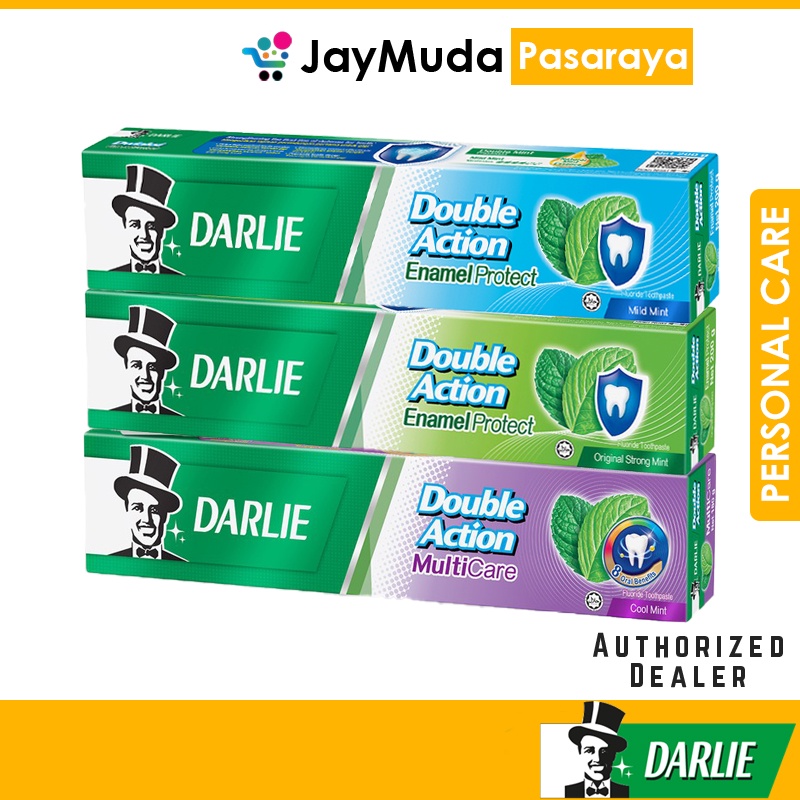Darlie Toothpaste Double Action Enamel Protect Multi Care 200g MultiCare Mild Original Strong ...
