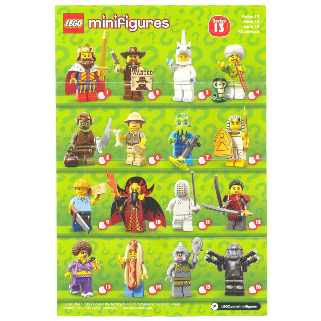 Lego 71008 Series 13 Unicorn Girl, Fencer, Hot Dog Man | Shopee Malaysia