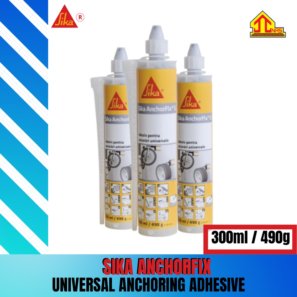 SIKA AnchorFix-S (300ml/490g) / Universal Anchoring Adhesive / Gam ...