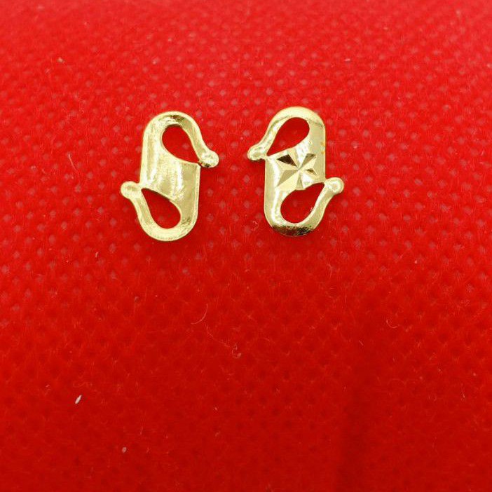 Emas Sadur 24k Cangkuk S High Premium Quality (5pcs) Ada cop | Shopee ...