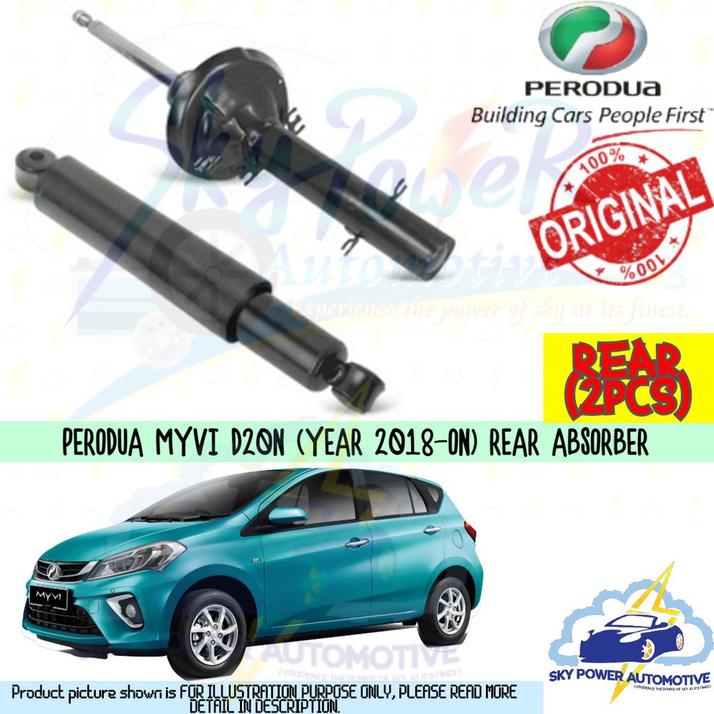 PERODUA MYVI 1.3/1.5 (YEAR 2018-ON) (D20N) 100% ORIGINAL SHOCK ABSORBER ...