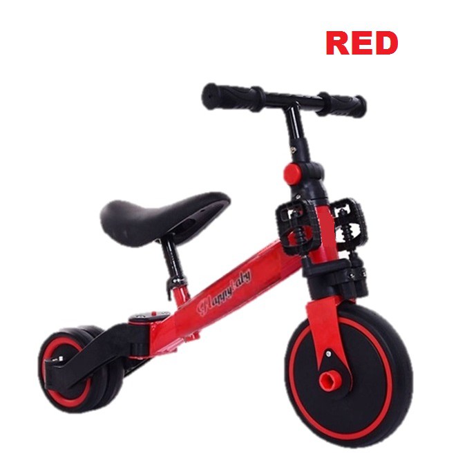 3 in 1 Kids Tricycle Balance Bike(ADA KOTAK) Basikal Baby Bike Mini ...