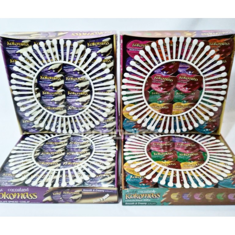 48pcs Heartshape Kokomass Black & White / Chocolate Mix Kokomas Choco ...