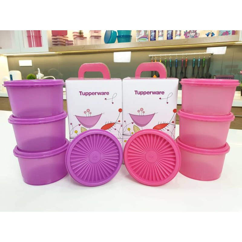 Tupperware Mini Deco Canister Set 600ml | Shopee Malaysia