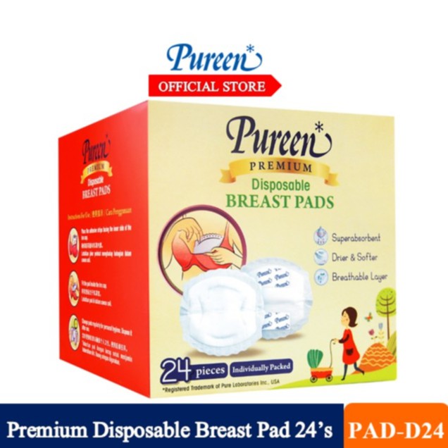 Pureen Premium Disposable Breast Pad (24's) PAD-D24 | Shopee Malaysia