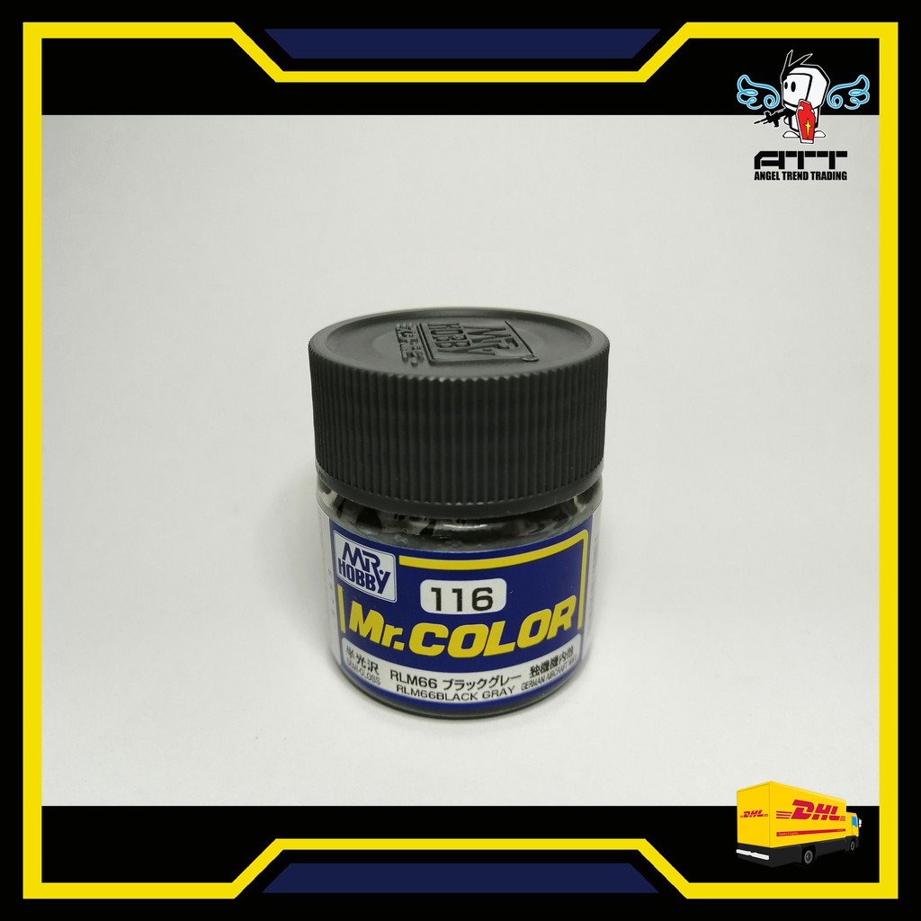 MR.COLOR 116 RLM66 BLACK GRAY 10ML (Gunpla Gundam Paint Model Kit Tools ...