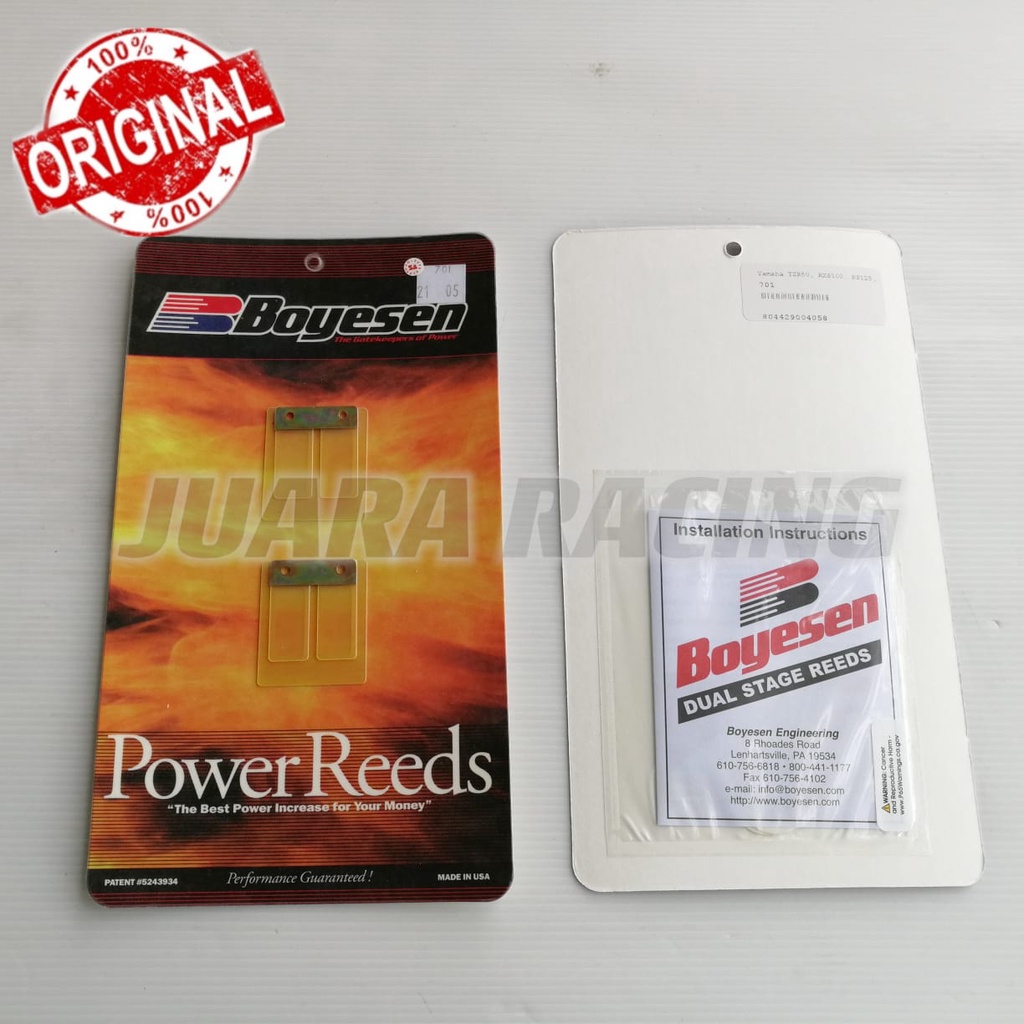 TXR150 / TZR50 / RXS100 / RS125 POWER REEDS VALVE / REED VALVE PLATE ...