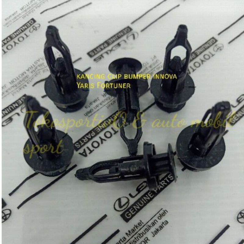 Toyota innova Yaris Fortuner bumper bolt clip buttons toyota innova ...