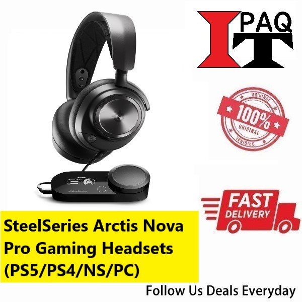 SteelSeries Arctis Nova Pro Gaming Headsets (For PS5/PS4/NS/PC) | Shopee Malaysia