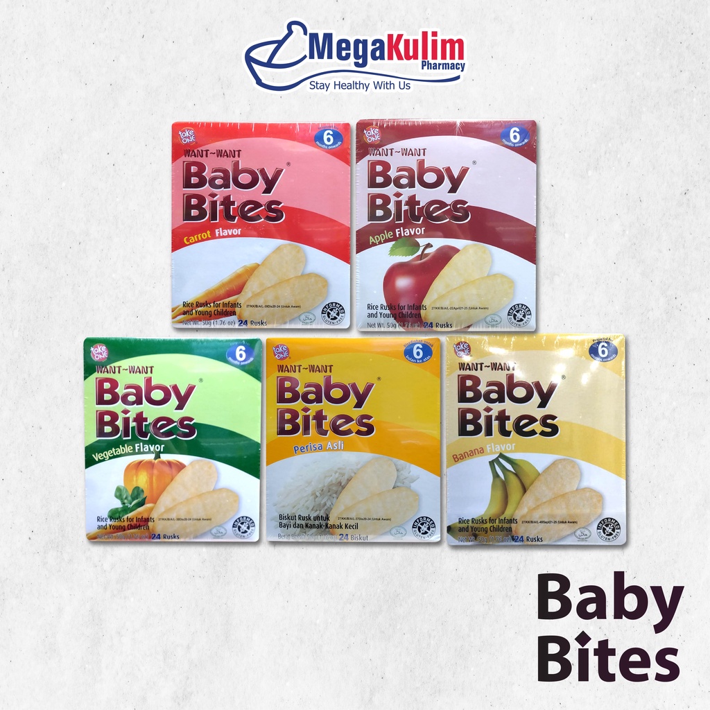 Baby Bites Rice Rusks for Infants & Children [5 flavours to choose ...