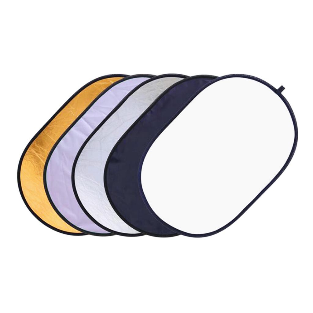 5 in 1 Foldable Flash light Reflector for Portraits 100cm x 150cm ...