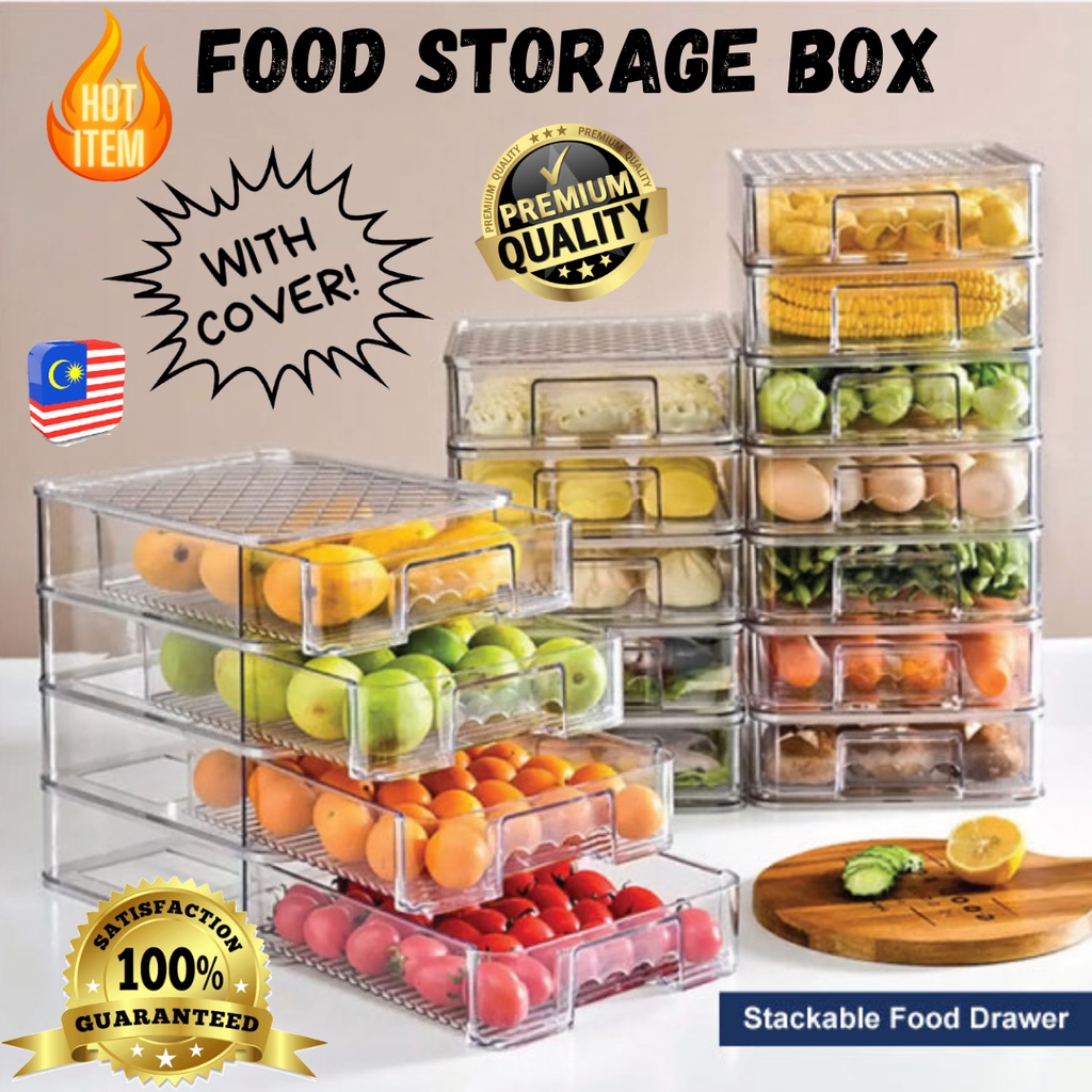 🔥HOT DEAL🔥 1/2/3/4/5 Tier Stackable Kitchen Cabinet, Refrigerator ...