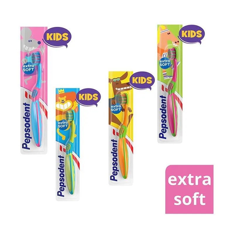 Pepsodent Toothbrush Kids Extra Soft Children's Toothbrush | Shopee ...