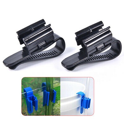 Aquarium Water Pipe Holder Black Water Tube Fixed Clip Fish Tank Hose ...