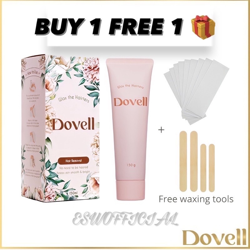 💯ORIGINAL DOVELL WAX SOFT WAX/STRANGE SUGAR/ SKIN SMOOTIE & HAIR REMOVAL PENCUKUR BULU , BUANG ...