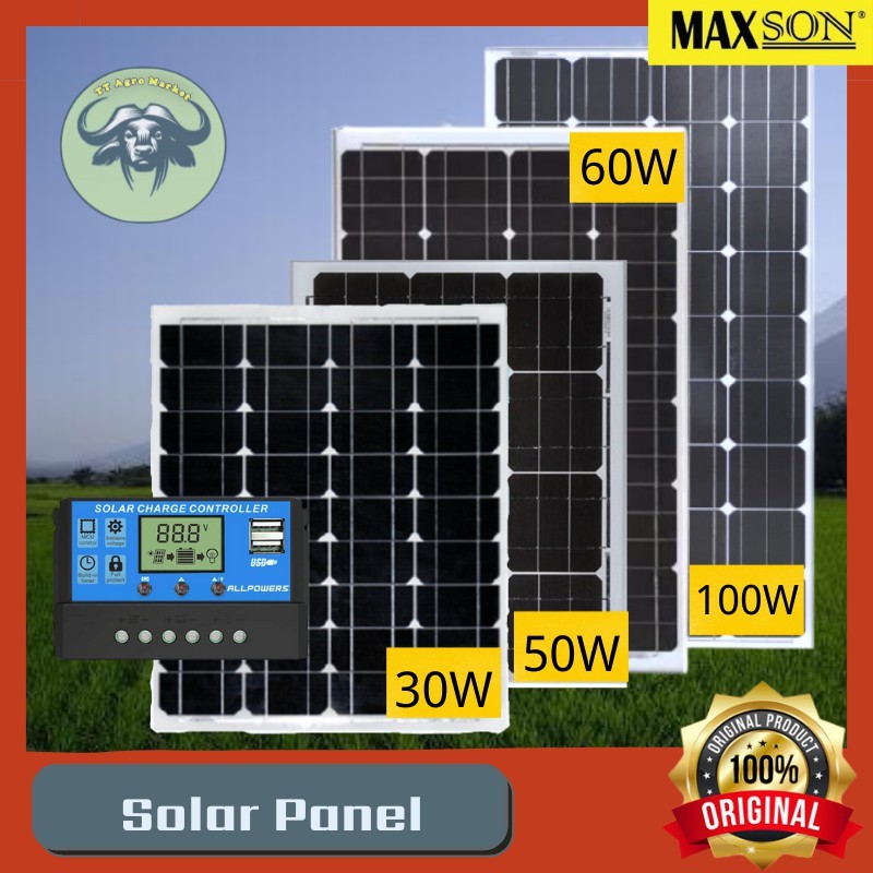 MAXSON Solar Panel - Solar System (Electric Fence/ Farm Fencing/ Pagar ...