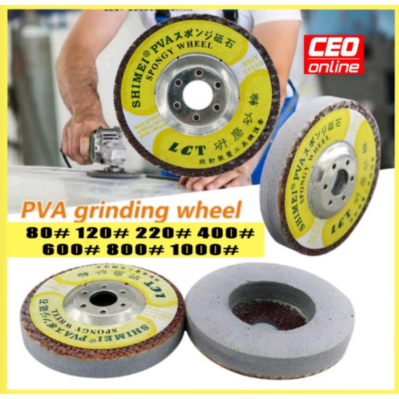 CEO 🇲🇾 PVA Spongy / Wheel Grindstone Sponge Abrasive Grinding Wheel for ...
