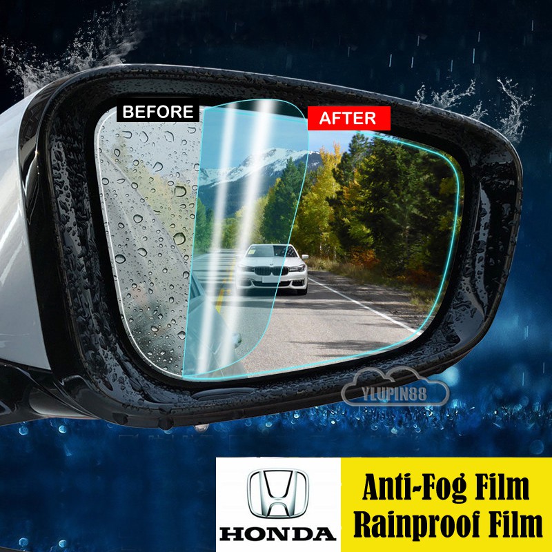 Car Side Rearview Mirror Rainproof Sticker Waterproof Clear Anti Fog ...