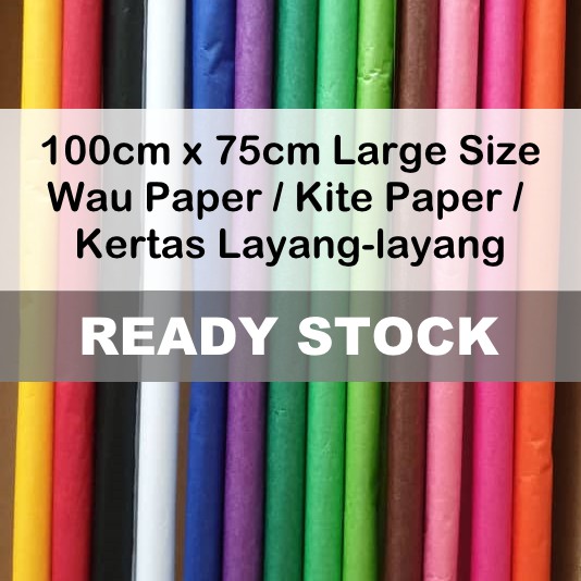 100cm x 75cm Large Size Wau Paper / Kite Paper / Kertas Layang-layang ...