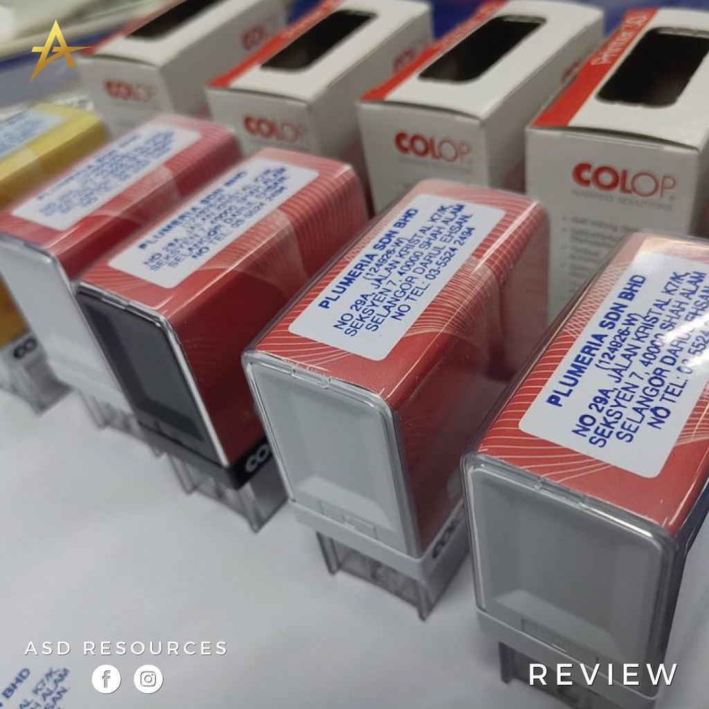 Rubber Stamp Colop Selfink ( Design COLOP ) *SAME DAY POS* [ READY STOCK ] | Shopee Malaysia