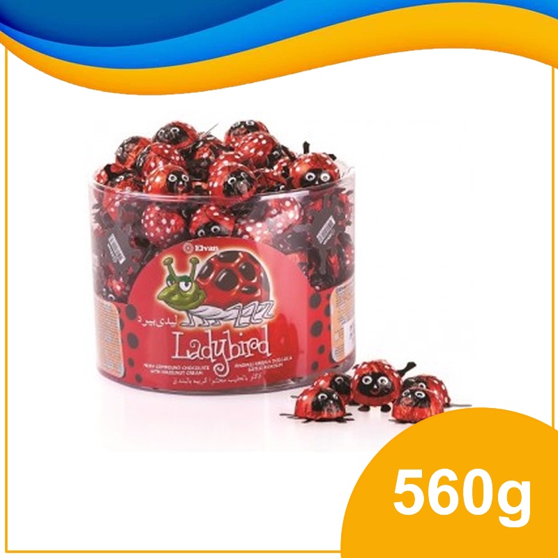Elvan Ladybird Milky Compound Chocolate With Hazelnut Cream | Shopee ...