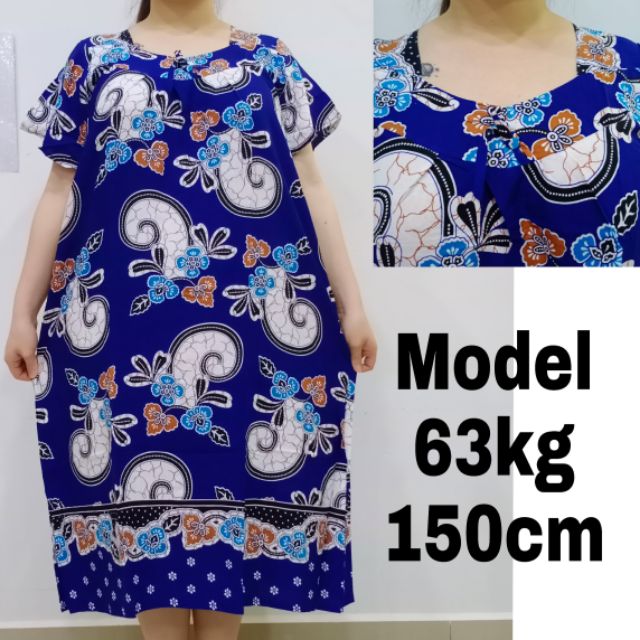 CIP Batik Baju Tidur Lancip/ Batik Night Gown | Shopee Malaysia