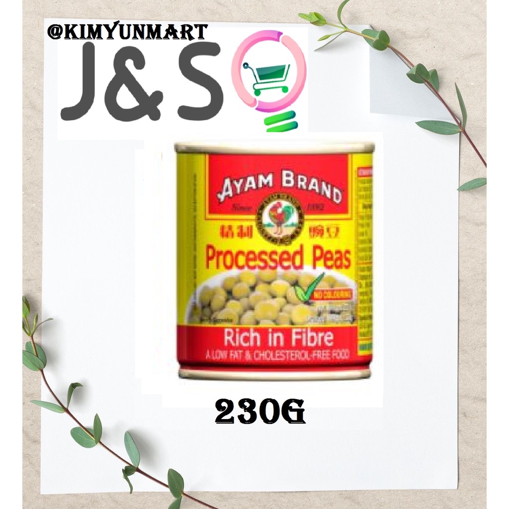 AYAM BRAND PROCESSED PEAS 230G | Shopee Malaysia