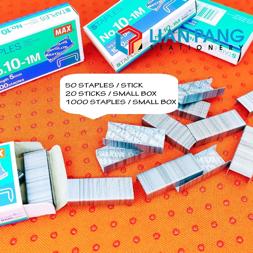 MAX Staples No.10-1M 5mm | Shopee Malaysia