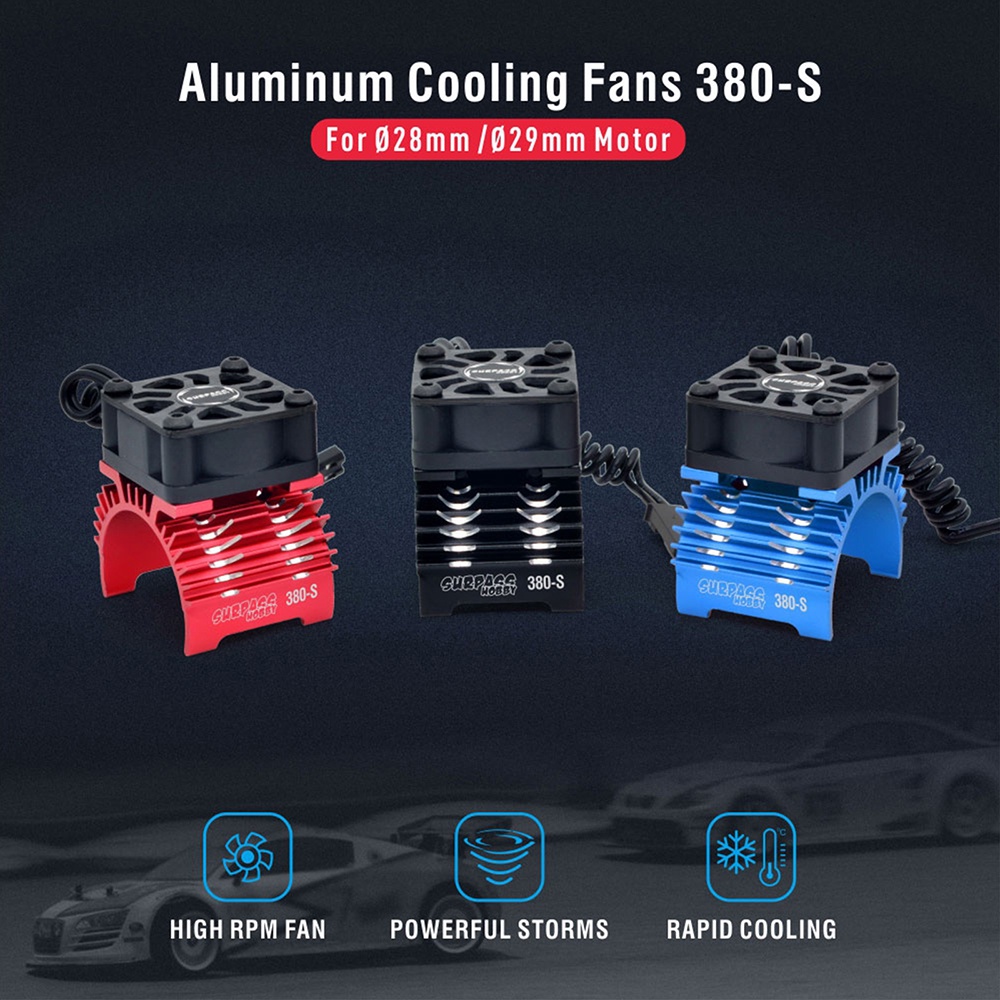 Surpass Hobby RC Cooling Heatsink Motor Fan (28mm/29mm/36mm) | Shopee ...