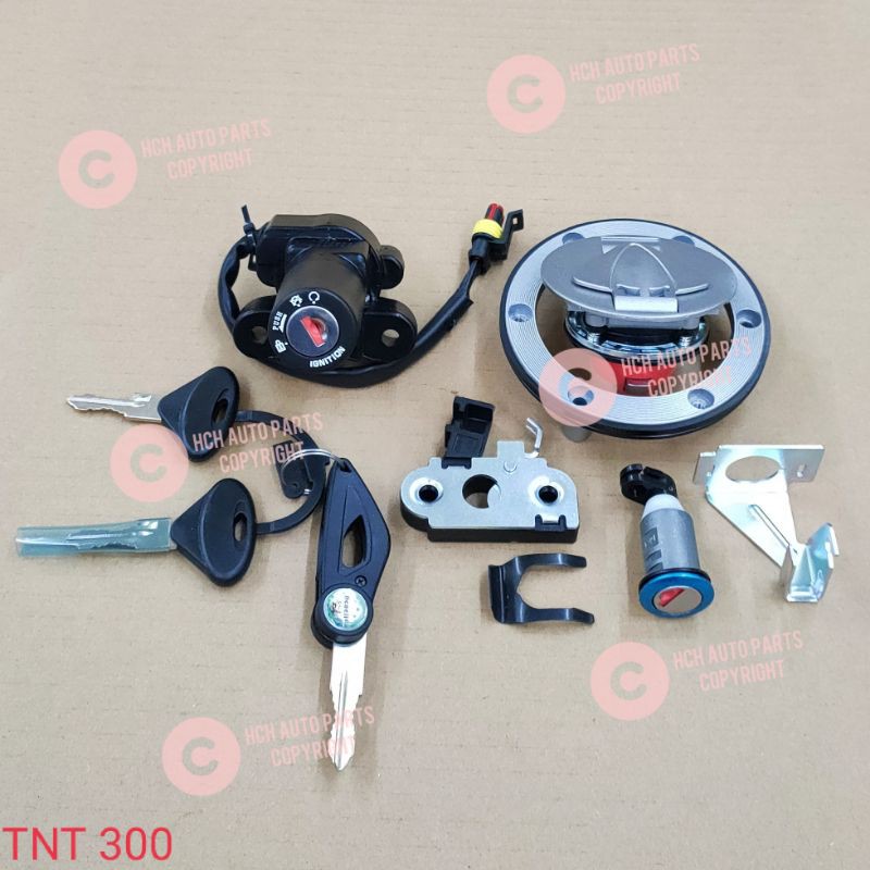 IGNITION KEY SWITCH SET - BENELLI - TNT 300 (100% ORIGINAL PARTS ...