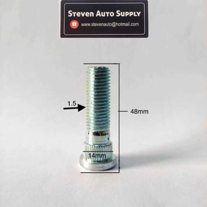 WHEEL BOLT/ SKRU TAYAR FOR PROTON/ MITSUBISHI/ PERODUA/TOYOTA | Shopee ...