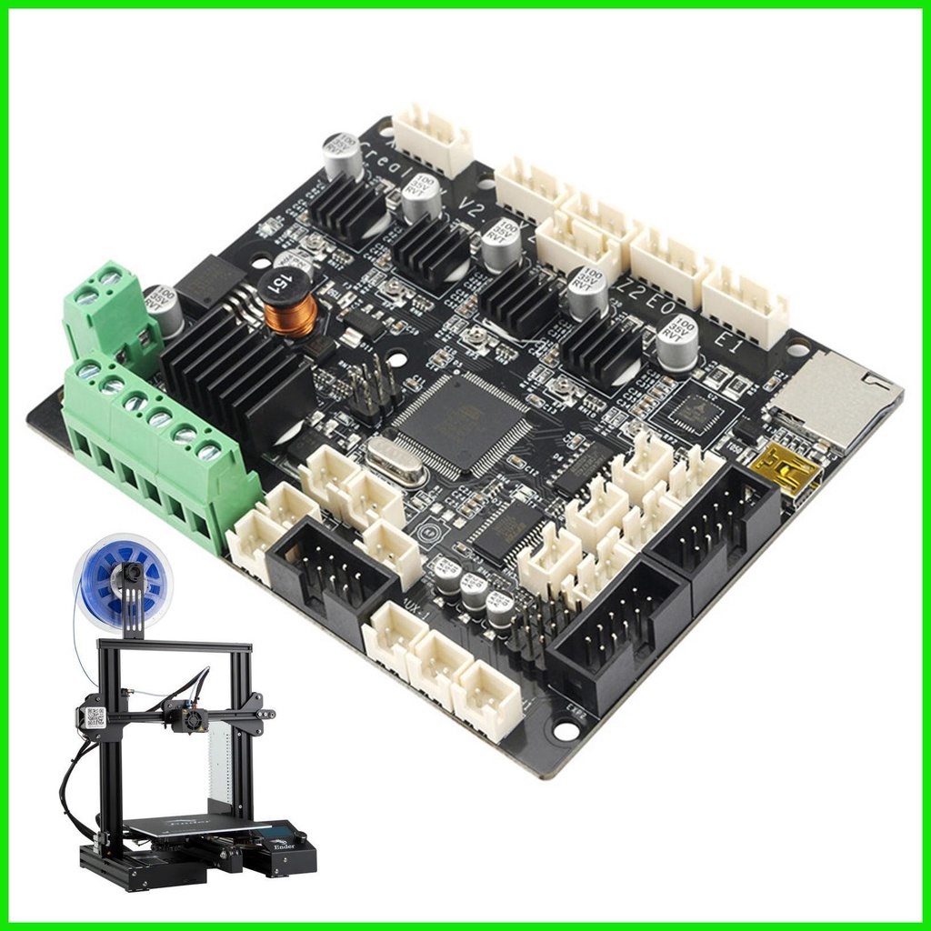 3D Printer Mainboard Upgraded Silent Mainboard with TMC2208 Driver Mute ...